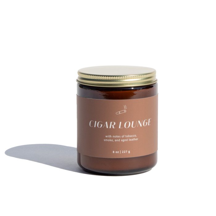 Cigar Lounge Candle | Tobacco & Leather Scented Candles | Vellabox